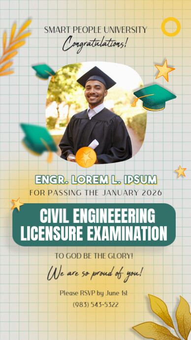 White Maximalist Graduation Day Celebrate Whatsapp Status Template ...