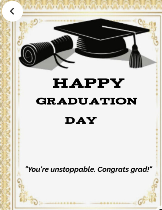 Copy of White Maximalist Graduation Flyer (us Letter) | PosterMyWall