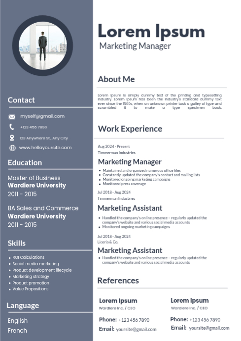 1.29K+ Free Resume Templates | PosterMyWall
