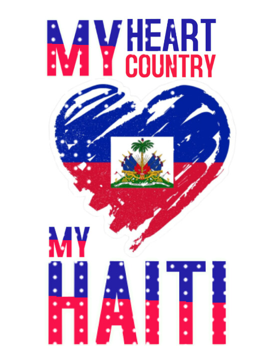 Copy of White Maximalist Haitian Flag Day Flyer (us Letter) | PosterMyWall