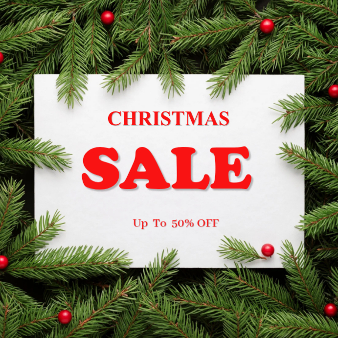 White Maximalist Happy Merry Christmas Instagram Post Template ...