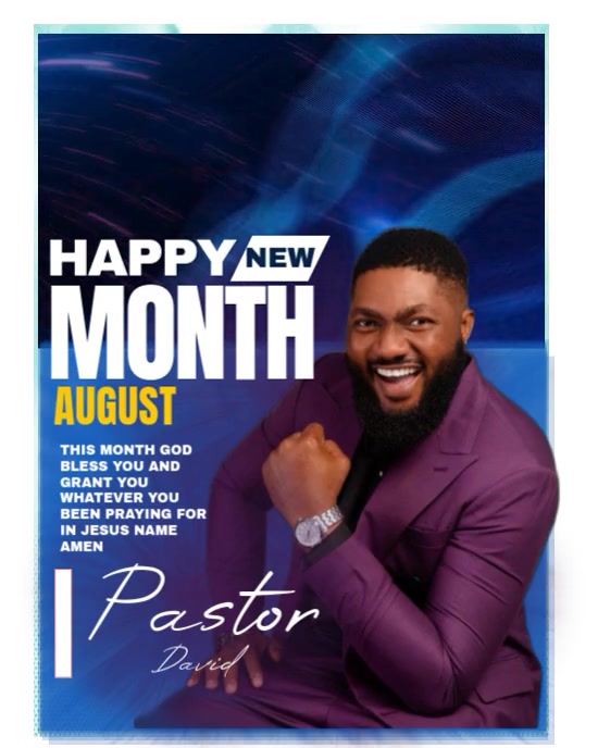 White Maximalist Happy New Month / Postermywall Instagram Portrait เทมเพลต | PosterMyWall