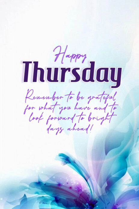 White Maximalist Happy Thursday Banner 4' × 6' Template | PosterMyWall