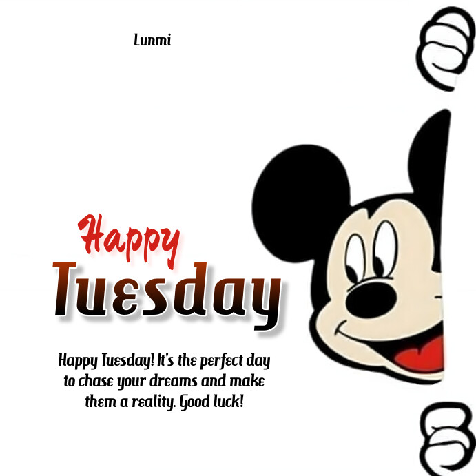 White Maximalist Happy Tuesday Instagram Pos Template | PosterMyWall