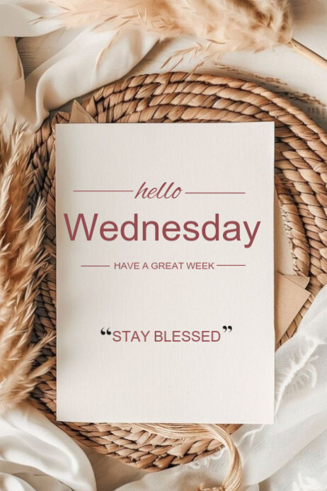 Copy of White Maximalist Happy Wednesday Template Design Poster ...