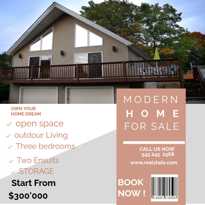 White Maximalist Home Saling Instagram Post Templat | PosterMyWall