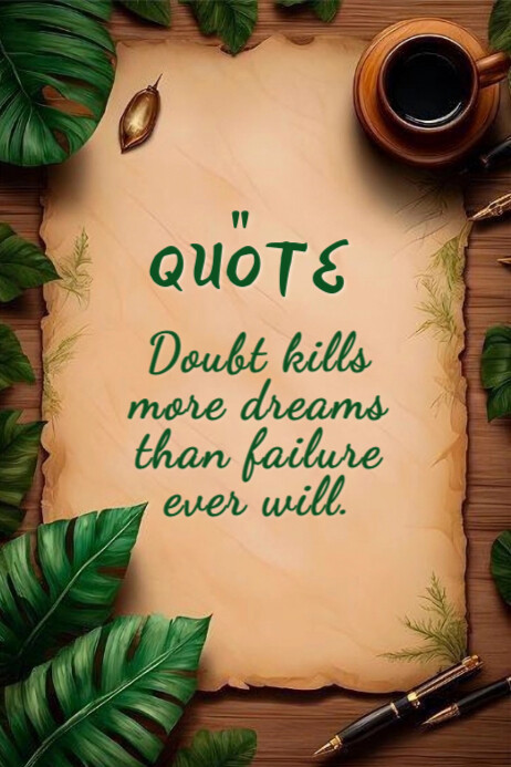 White Maximalist Inspirational Quote Banner 4' × 6' Template | PosterMyWall