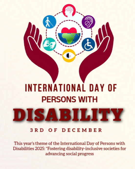 White Maximalist International Day Of Persons With Disability 2025 ...