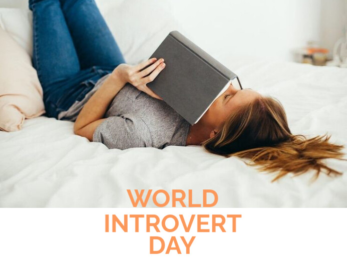 Copy of White Maximalist Introvert Day Flyer (us Letter) | PosterMyWall