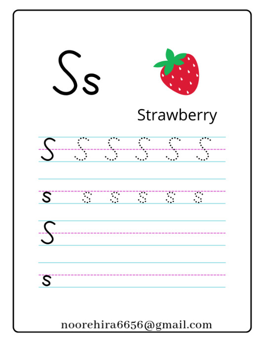 White Maximalist Kids Tracing Alphabet Flyer (us Letter) Template ...