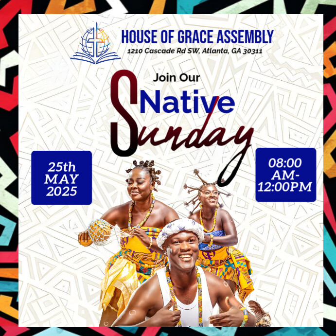 Copy of White Maximalist Last Sunday Service Flyer Instagram Post ...