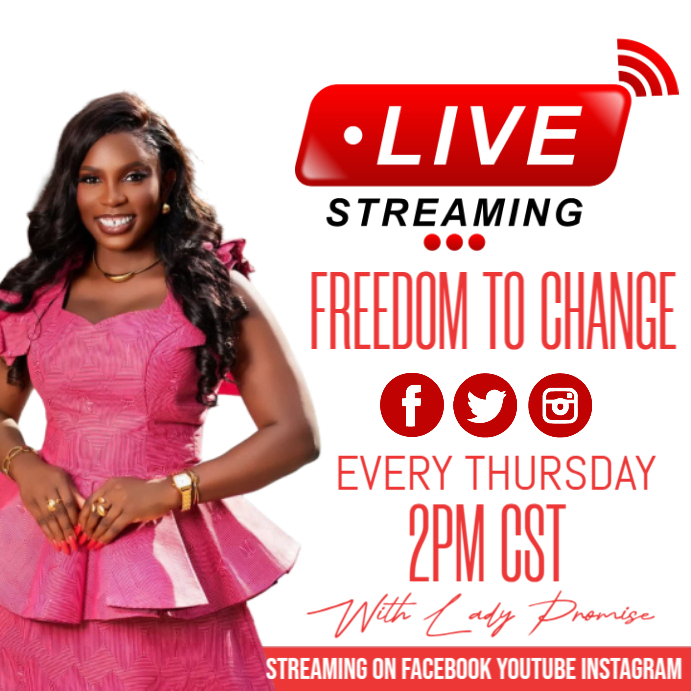 Copy of White Maximalist Live Stream Instagram Post | PosterMyWall