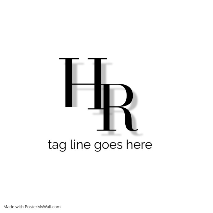 White Maximalist Logo Business Logo Template | PosterMyWall