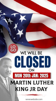 Martin Luther Day Closed Notice Template | PosterMyWall