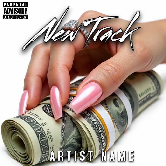 White Maximalist Mixtape Album Cover Template | PosterMyWall