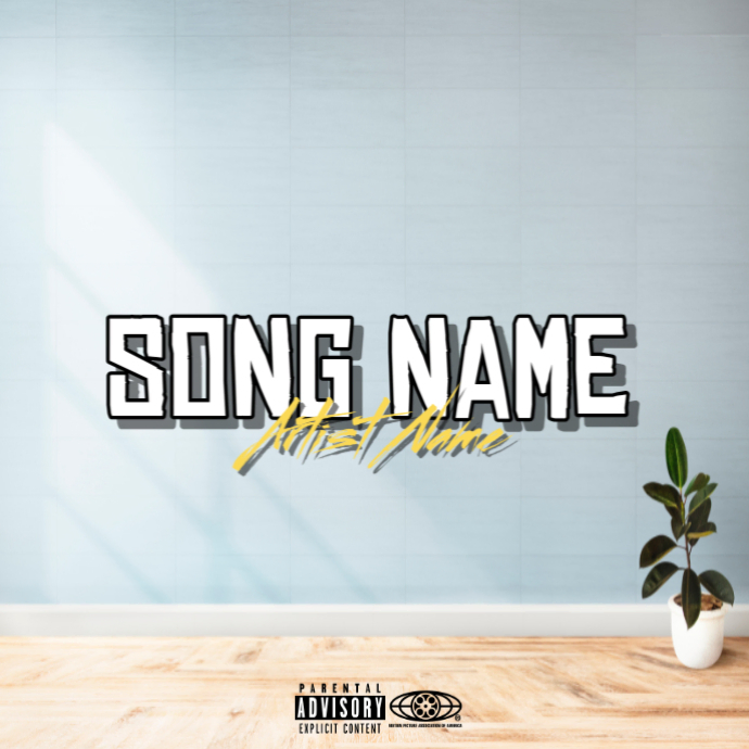 White Maximalist Mixtape Cover Album Cover Template | PosterMyWall