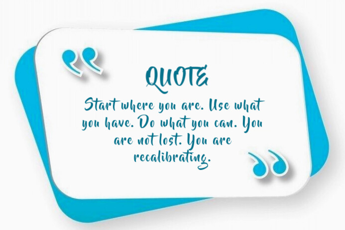 Copy of White Maximalist Motivational Quote Banner 4' × 6' | PosterMyWall