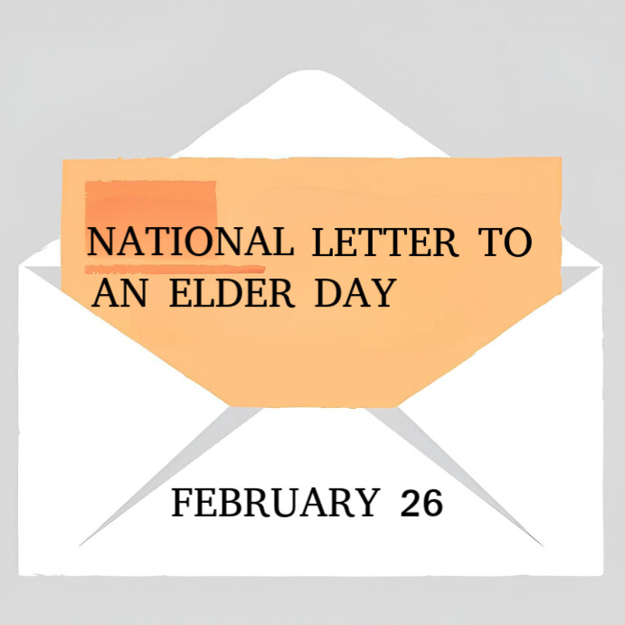 Plantilla de White Maximalist National Letter To An Elder Day Instagram ...