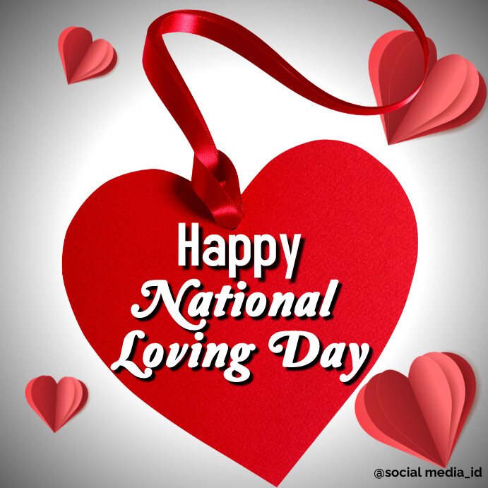 Copy of White Maximalist National Loving Day Instagra | PosterMyWall