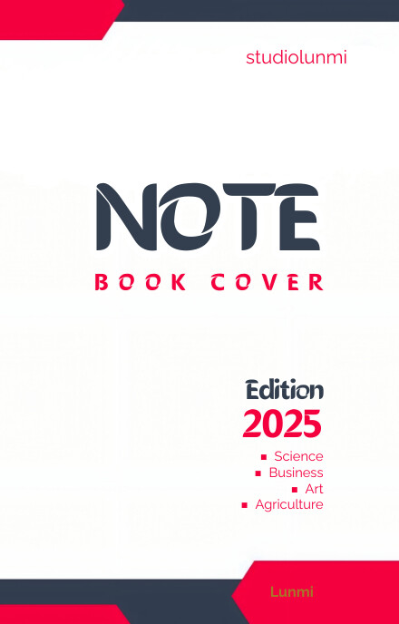 White Maximalist Notebook Wattpad Cover Template | PosterMyWall