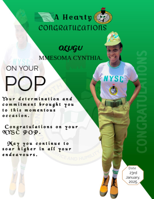 White Maximalist Nysc Flyer (us Letter) Template | PosterMyWall