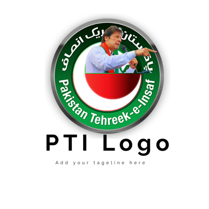 Copy of White Maximalist Pakistan Tehreke Insaaf Logo | PosterMyWall