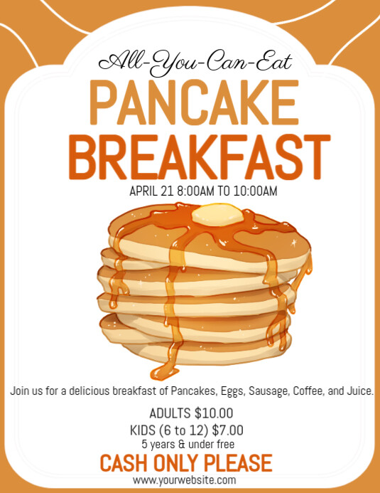 Pancake Breakfast Flyer