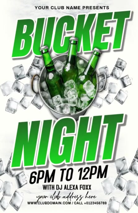 White Maximalist Party Flyer Tabloid Template | PosterMyWall