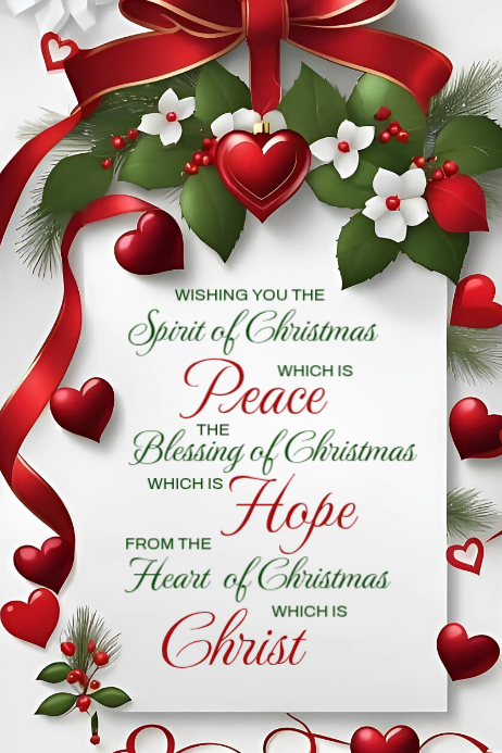 White Maximalist Peace On Earth Poster Template | PosterMyWall