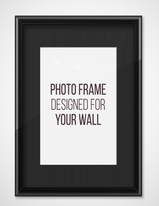 White Maximalist Photo Frame Flyer (us Letter Template | PosterMyWall