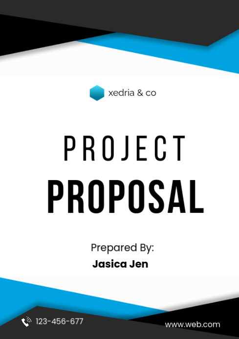 Copy of White Maximalist Project Proposal A4 | PosterMyWall