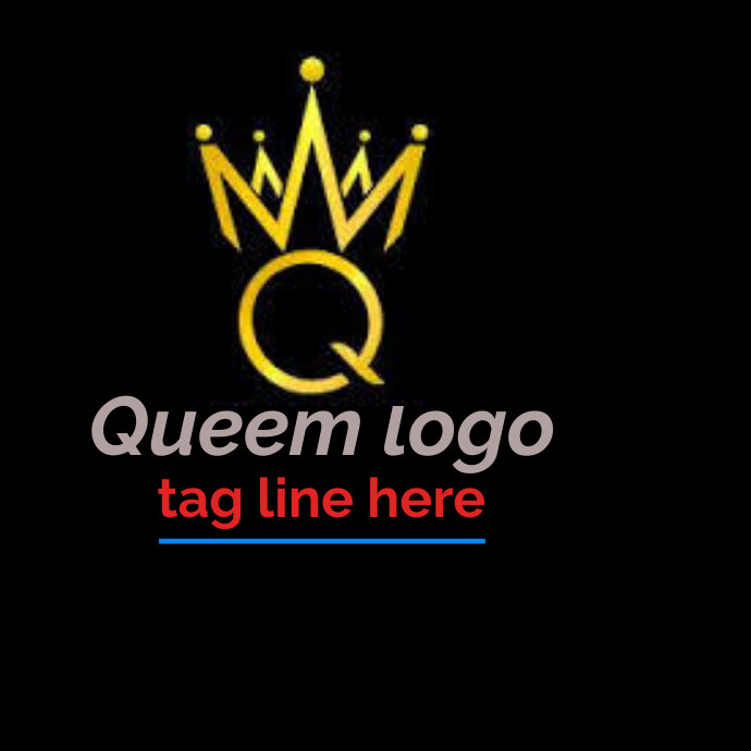 Copy of White Maximalist Queem Logo Logo | PosterMyWall