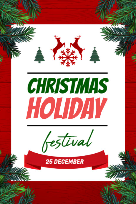 Modèle White Maximalist Red And White Background Maximalist Christmas ...