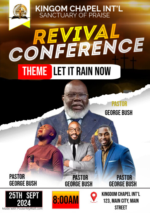 Copy of White Maximalist Revival Conference Flyer A2 | PosterMyWall