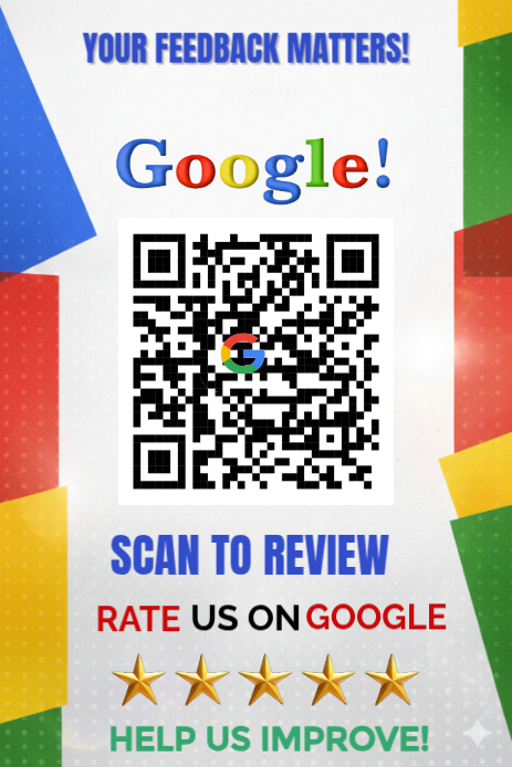 Plantilla de White Maximalist Scan And Rate Us On Goggle Pinterest ...