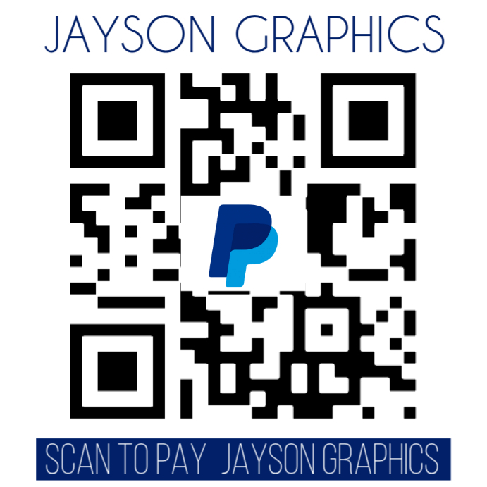 White Maximalist Scan To Pay Via Paypal Instagram Post Template ...