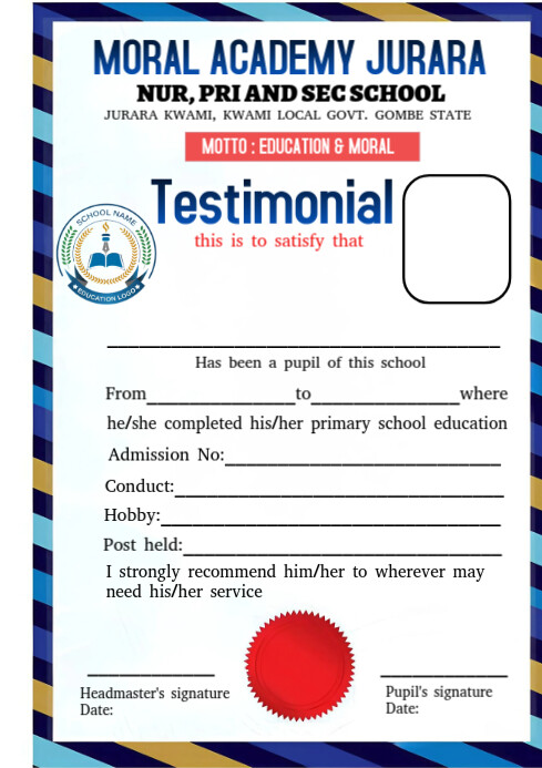 Copy of White Maximalist School Testimonial/ Testimonial A4 | PosterMyWall