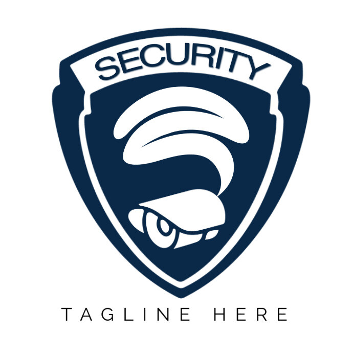 Copy of White Maximalist Security Company Logo | PosterMyWall