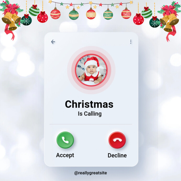 White Maximalist Soft 3d Minimalist Ui Christmas Is Calling Instagram ...