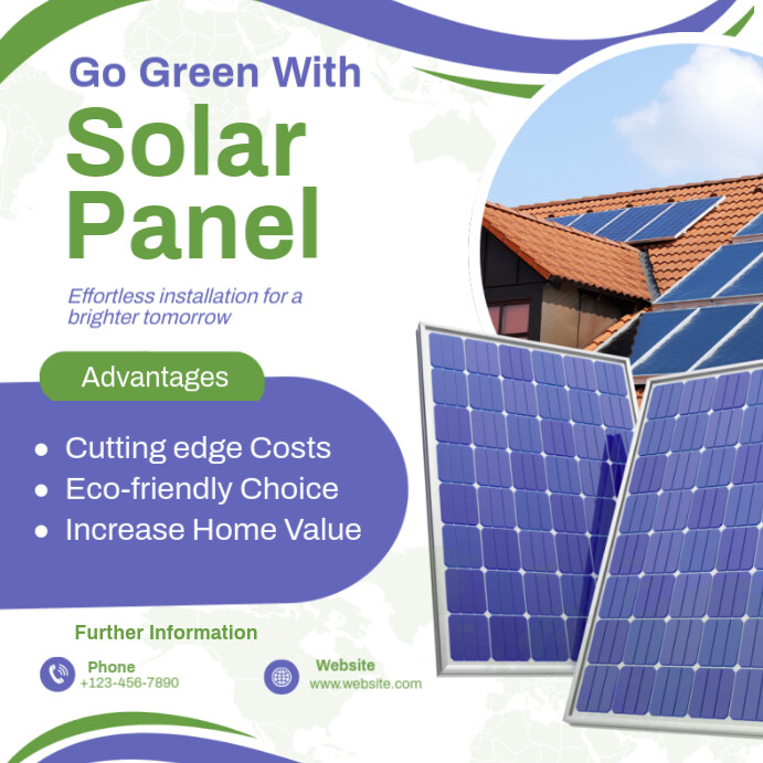 Copy of White Maximalist Solar Panel Instagram Post | PosterMyWall