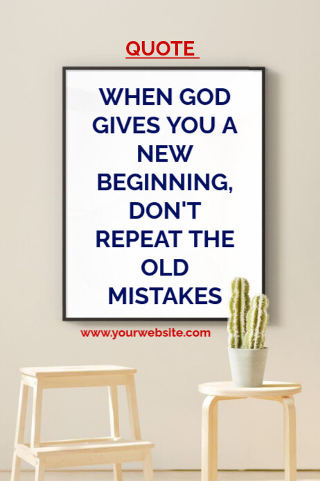White Maximalist Spiritual Quote Poster Template | PosterMyWall