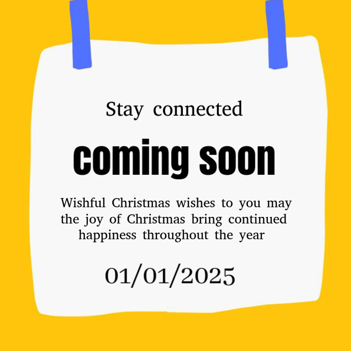 White Maximalist Stay Connected Instagram Post Template | PosterMyWall