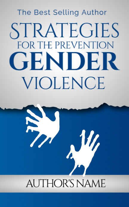 Copy of White Maximalist Stop Gbv Kindle/book Covers | PosterMyWall