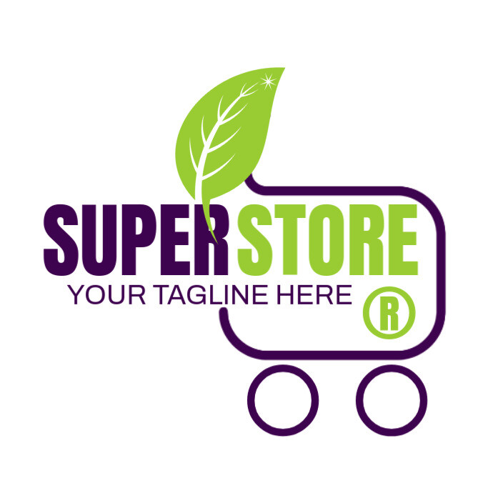 White Maximalist Store Logo Logo Template | PosterMyWall