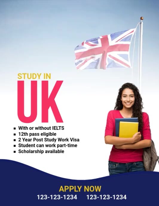 Copy of White Maximalist Study In Uk Flyer (us Letter) | PosterMyWall