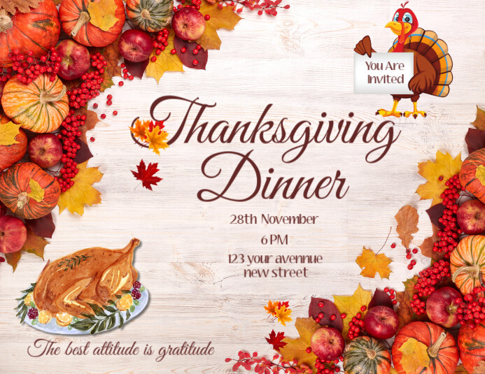 White Maximalist Thank You Flyer (us Letter) Template | PosterMyWall