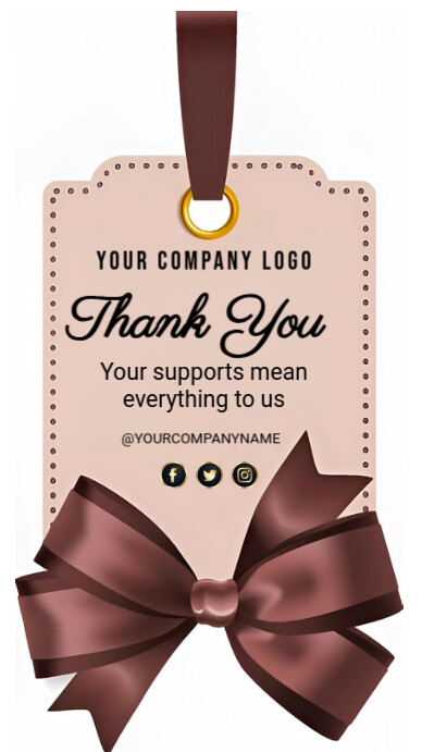White Maximalist Thank You Instagram Story Template | PosterMyWall