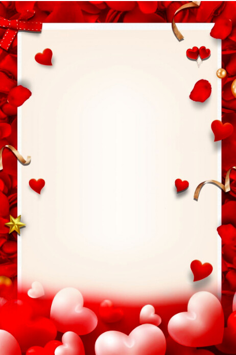 Plantilla de White Maximalist Valentine Card Poster | PosterMyWall