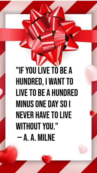 Modèle White Maximalist Valentine Day Card For Her Instagram Story ...