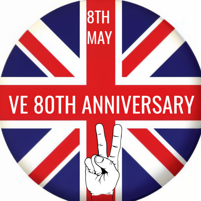 White Maximalist Ve 80th Anniversary Instagram Post Template | PosterMyWall